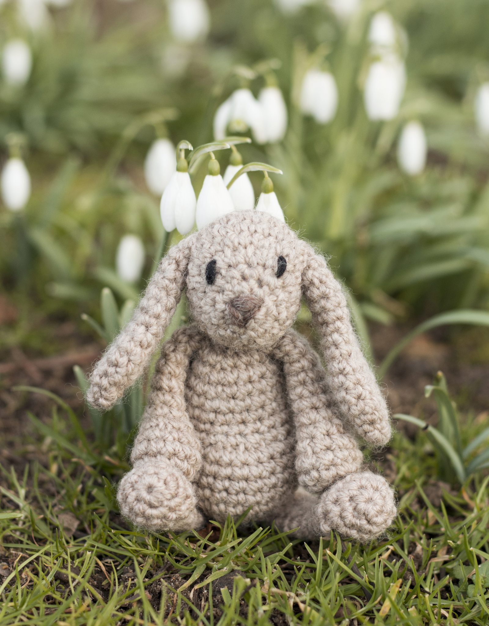 Emma the Bunny (Beginner) - Mini Crochet Kit - Toft - Duttons for Buttons