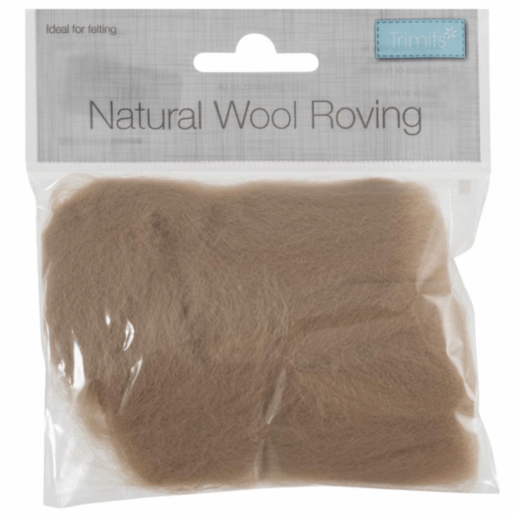 Wool Roving- Needle Felting- Trimits - 10g - Duttons for Buttons
