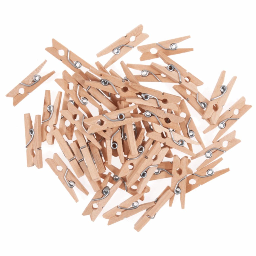 Mini Wooden Pegs - Duttons for Buttons