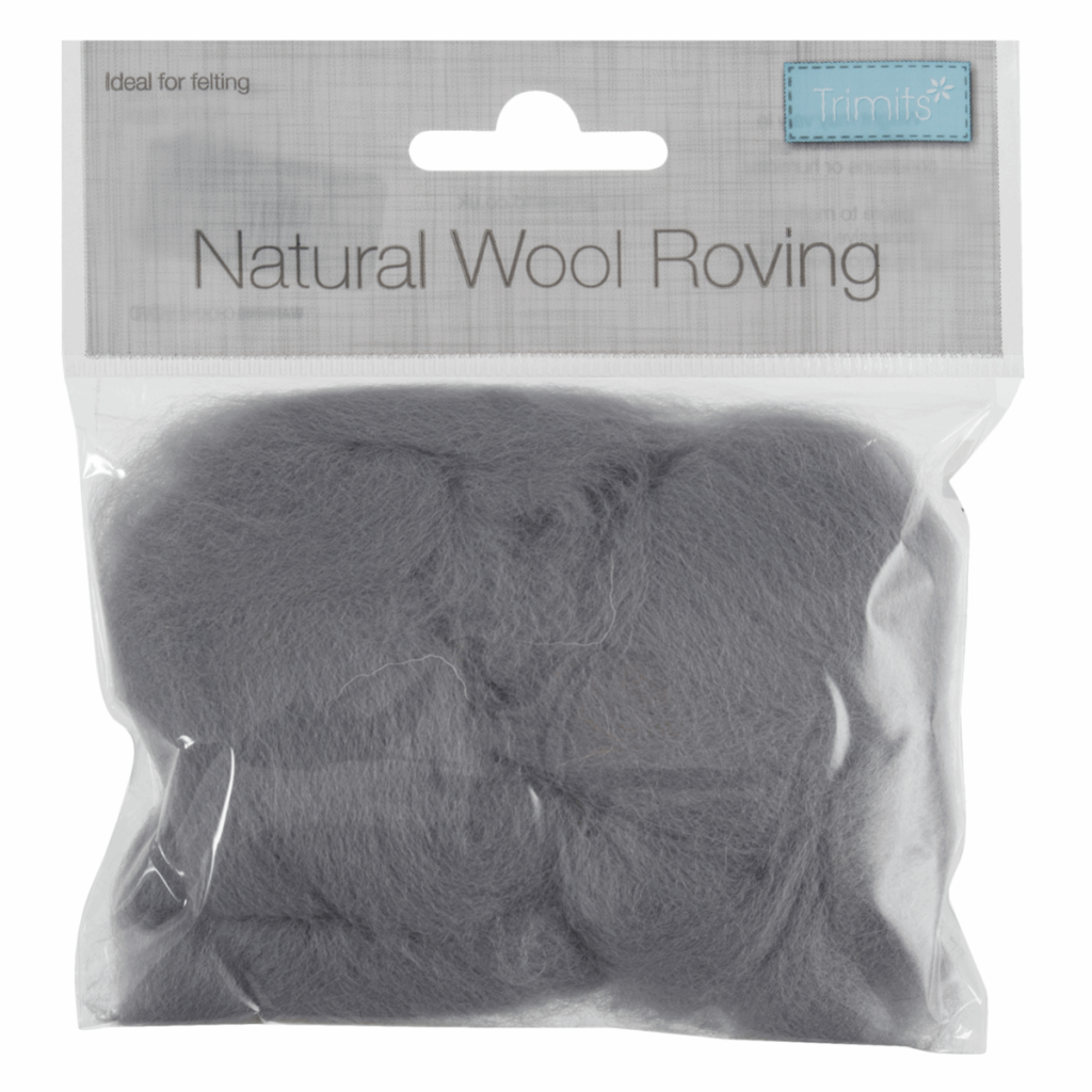 Wool Roving- Needle Felting- Trimits - 10g - Duttons for Buttons
