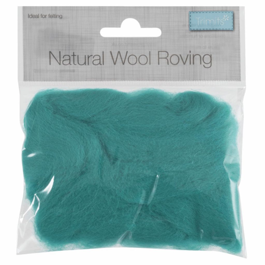 Wool Roving- Needle Felting- Trimits - 10g - Duttons for Buttons