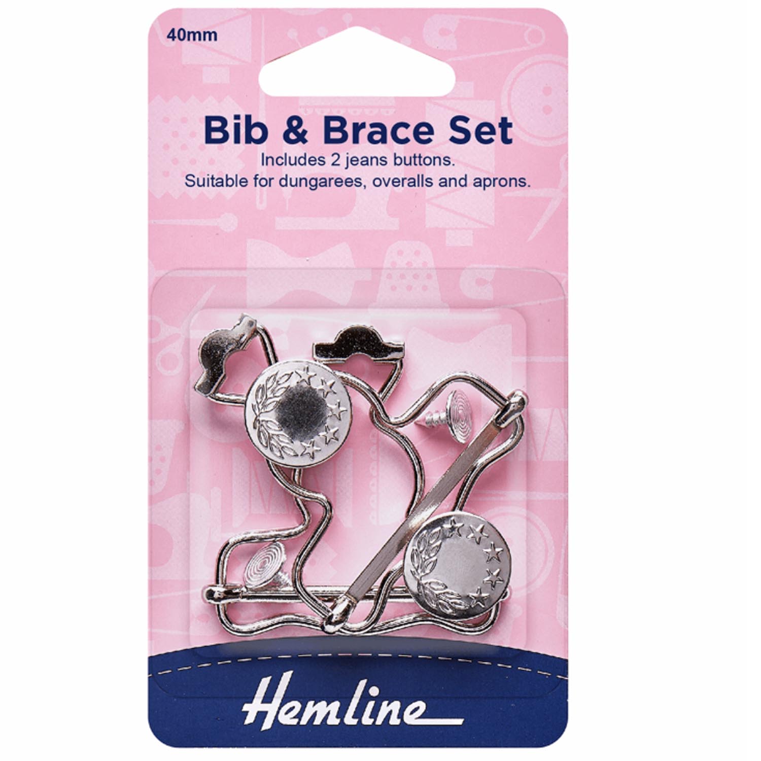 Bibs & Braces Sets - Silver & Copper - Duttons for Buttons