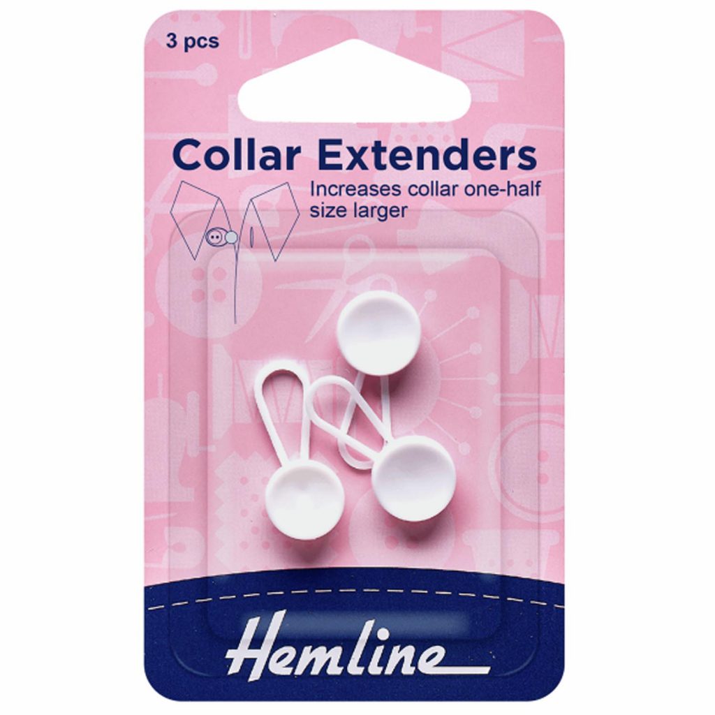 Collar Extenders - Packs of 3 (plastic) - Duttons for Buttons