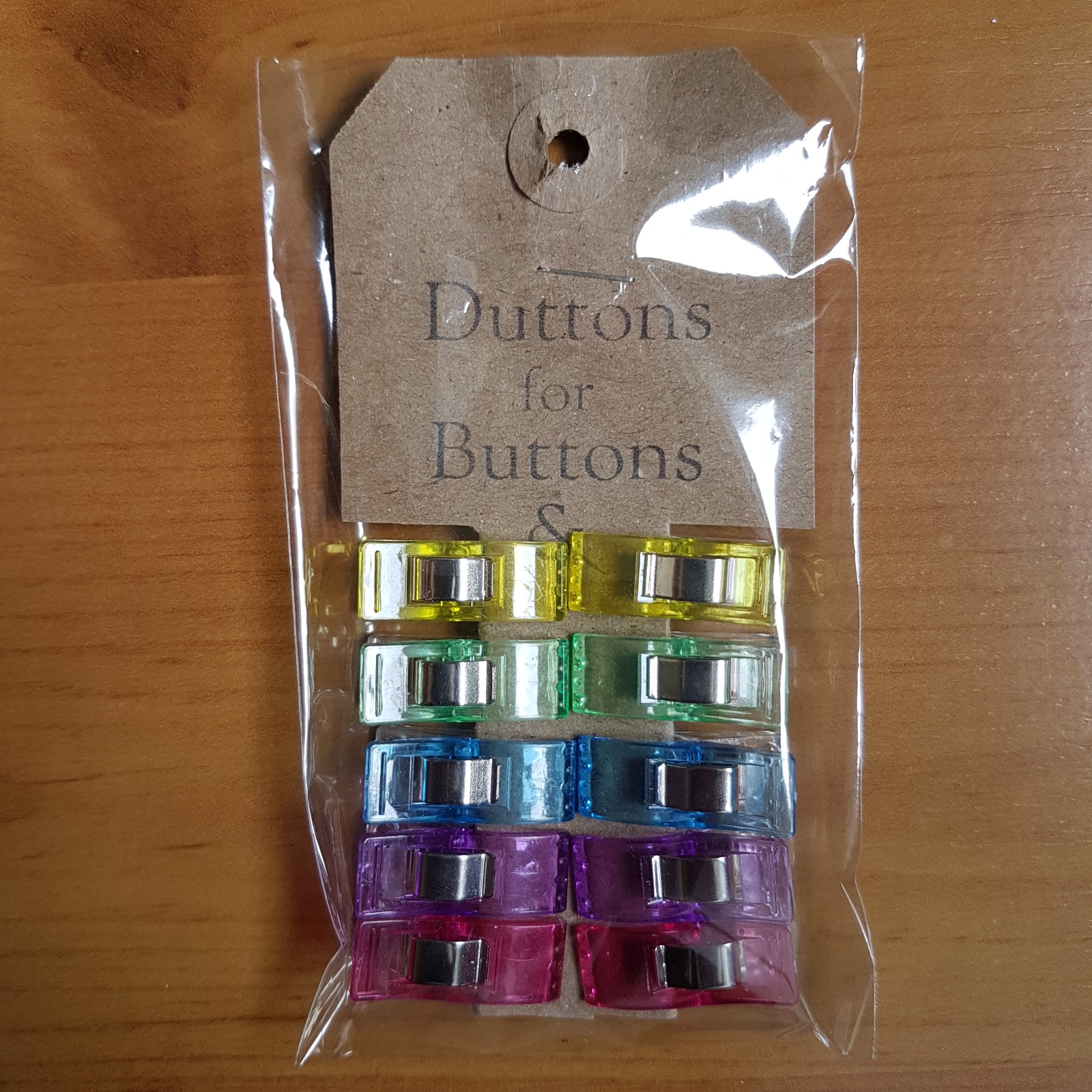Quilters Clips - 10pc - Duttons for Buttons
