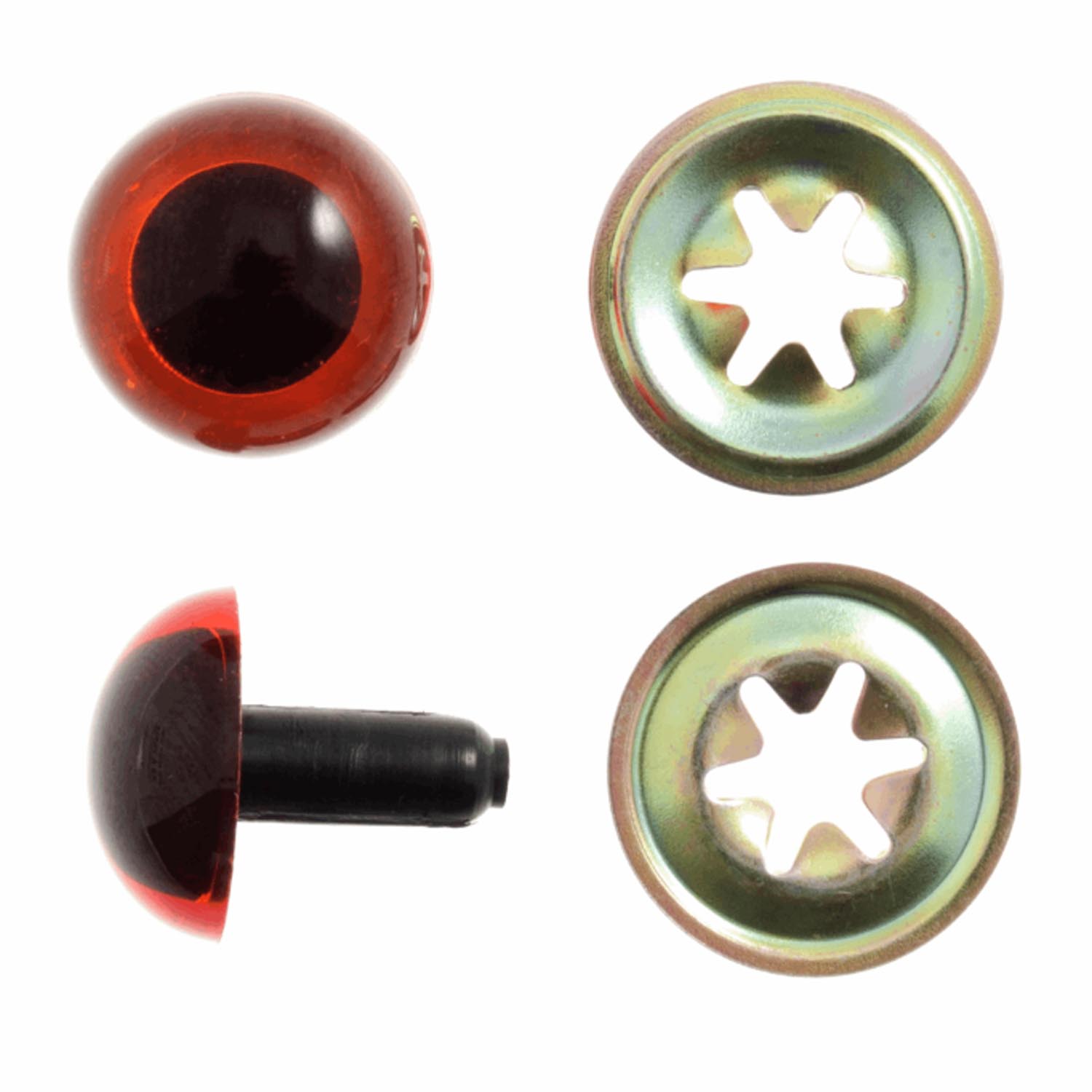 Safety Eyes for Toy Making - Various Sizes - Duttons for Buttons