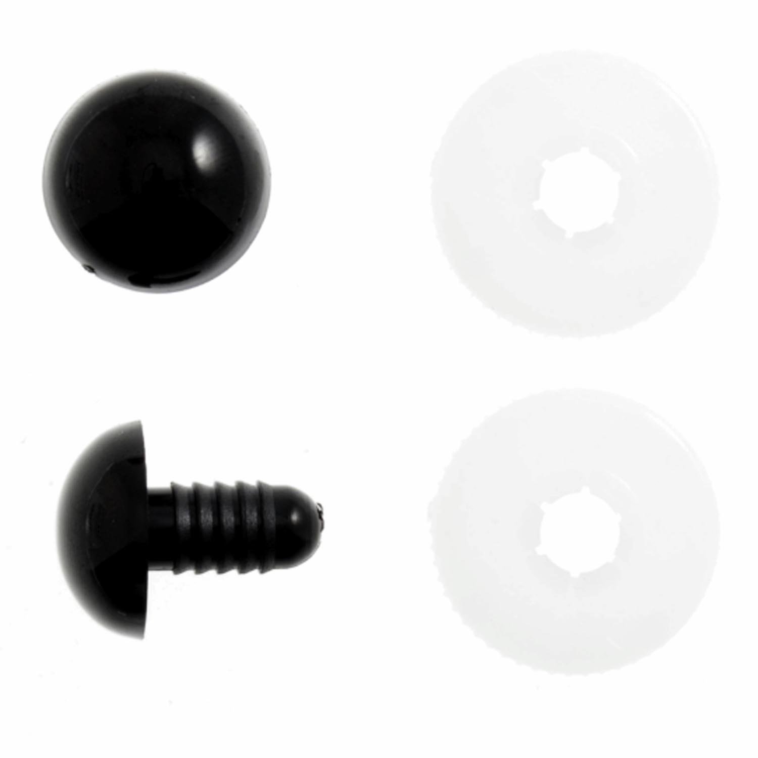 Safety Eyes for Toy Making - Various Sizes - Duttons for Buttons