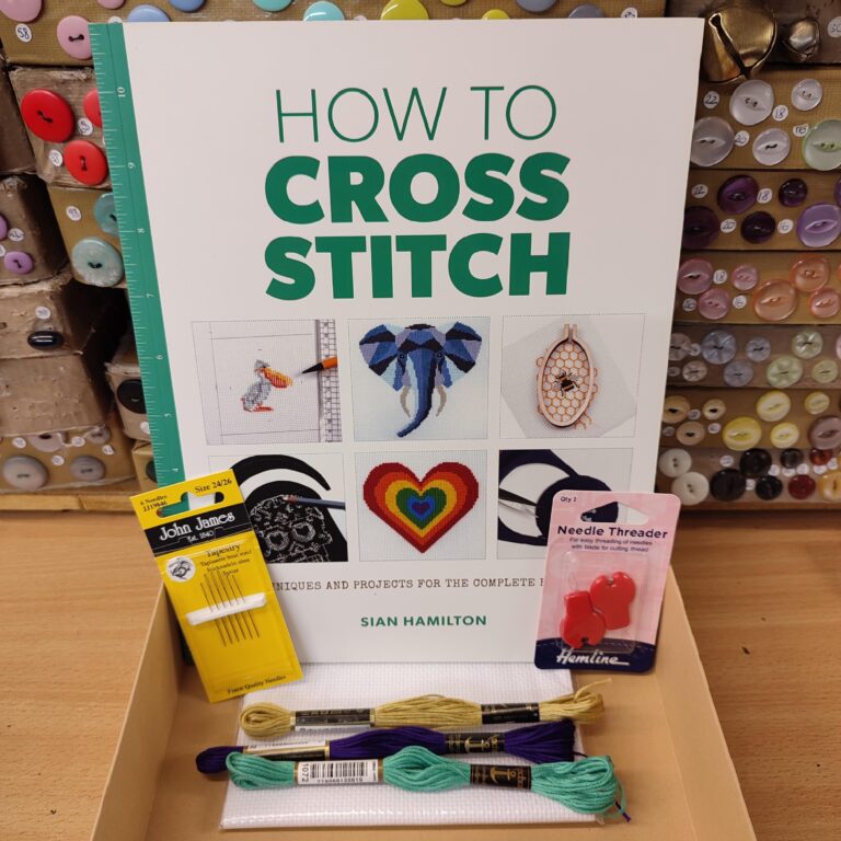 Orchidea - Pre-printed Canvas Summer Landscape Kit - Duttons for Buttons