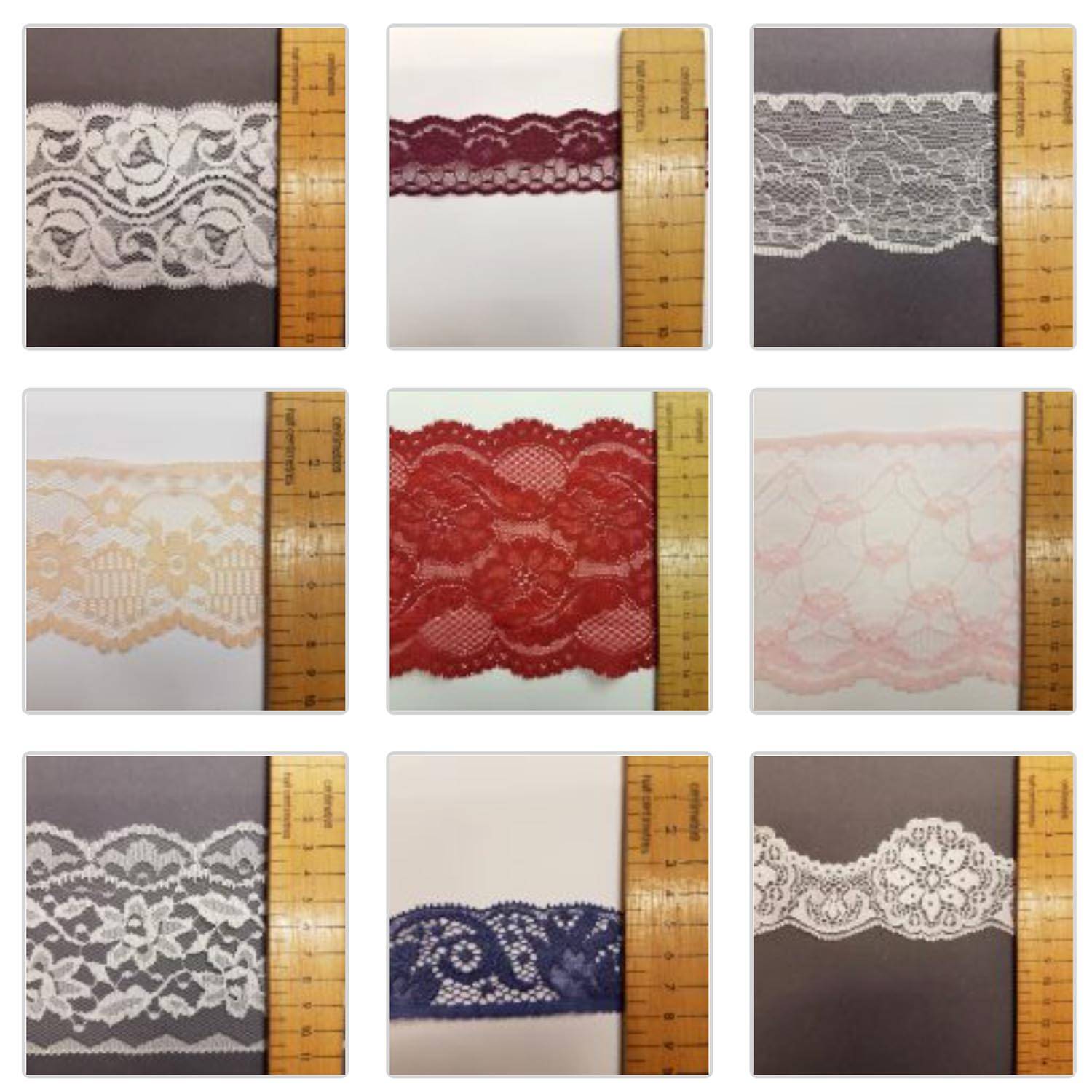 Lace- Nylon Lace- Flat- All Colours – Duttons for Buttons
