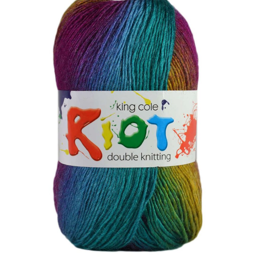 Riot DK - Double Knitting - King Cole (100g) - Duttons for Buttons