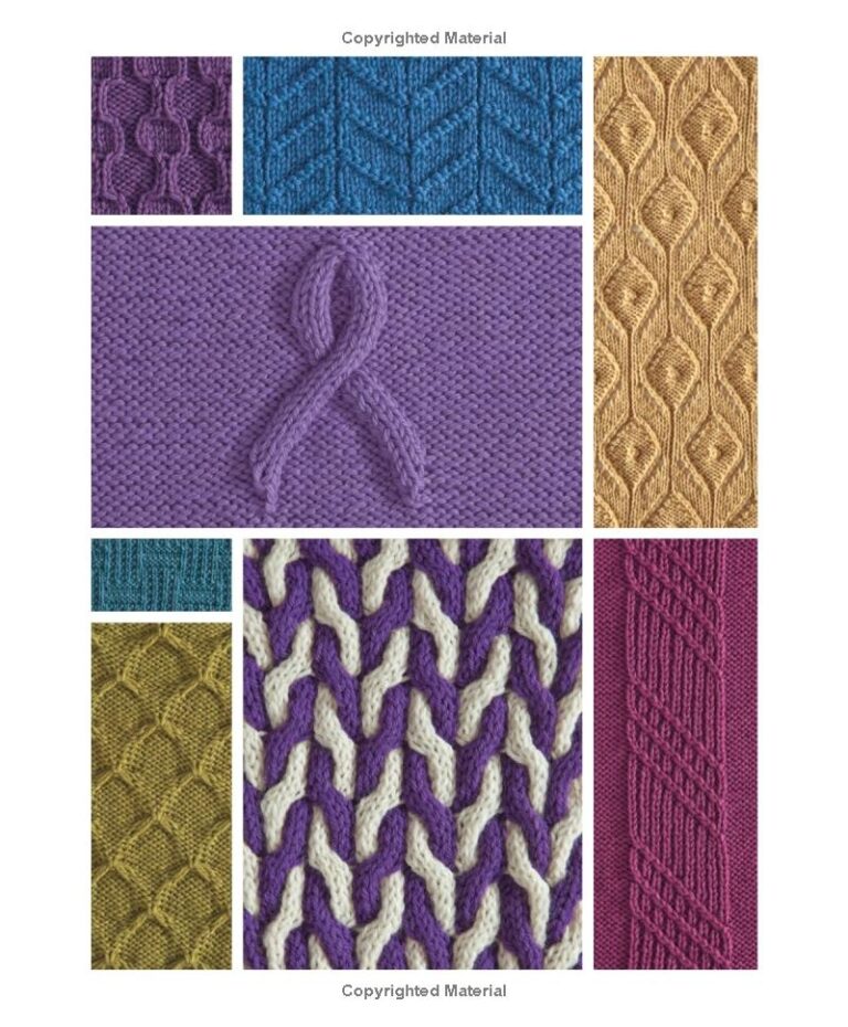 The Knit Stitch Pattern Handbook by M Leapman- Duttons for Buttons