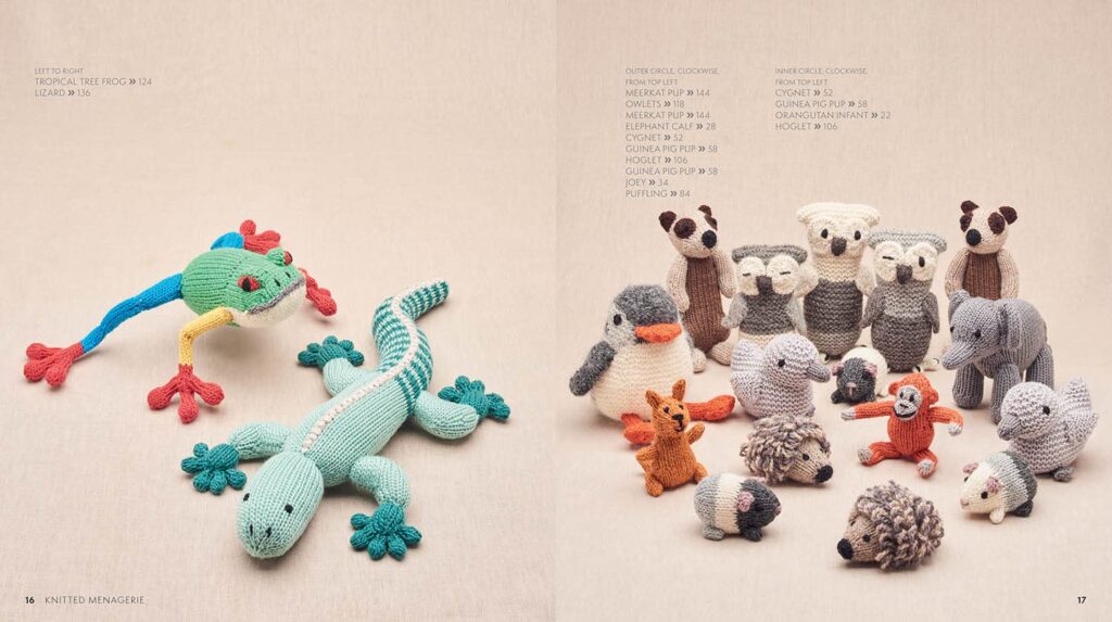 Knitted Menagerie: 30 Adorable Creatures to Knit by Sarah Keen ...