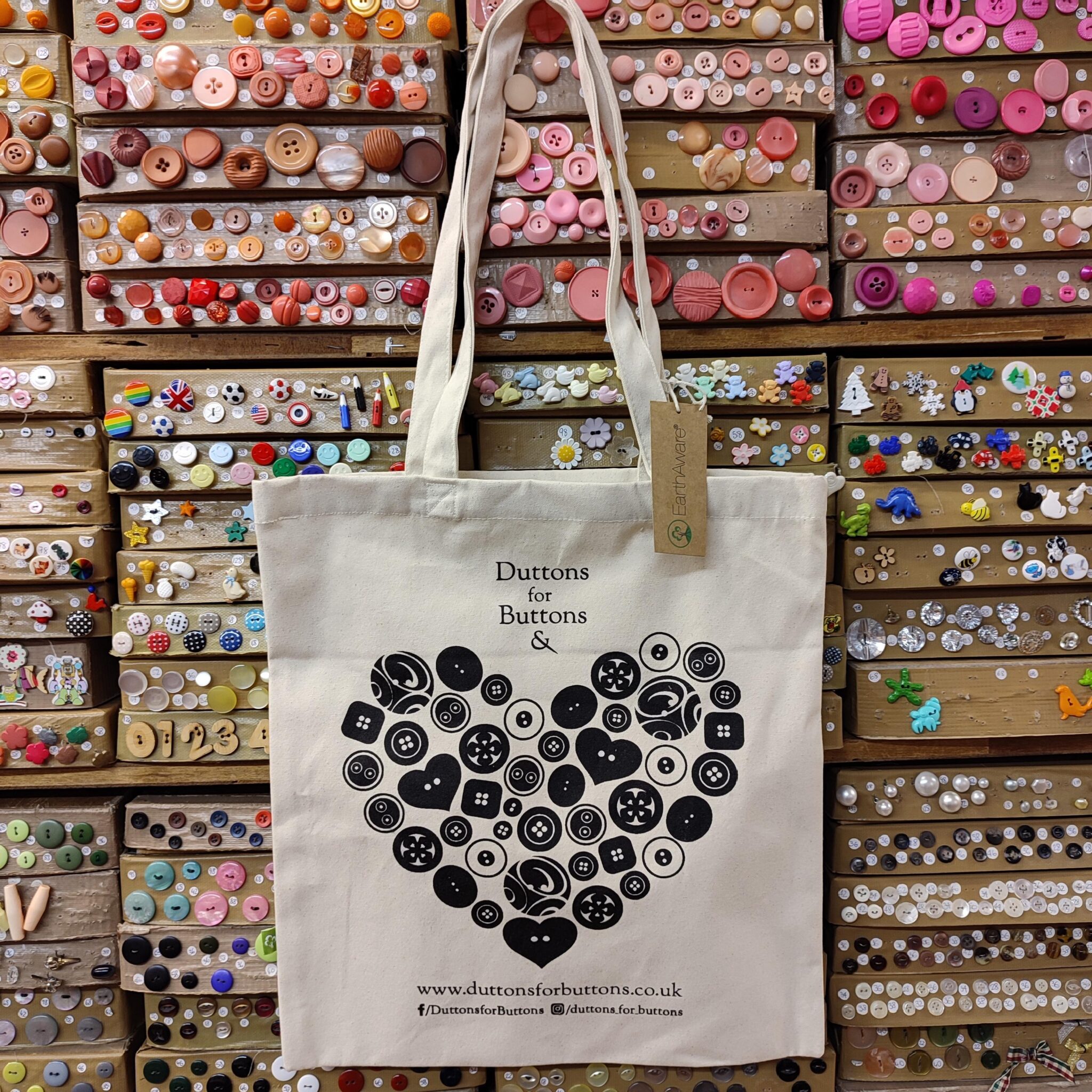 Duttons For Buttons- Tote Bag Kit - Duttons for Buttons