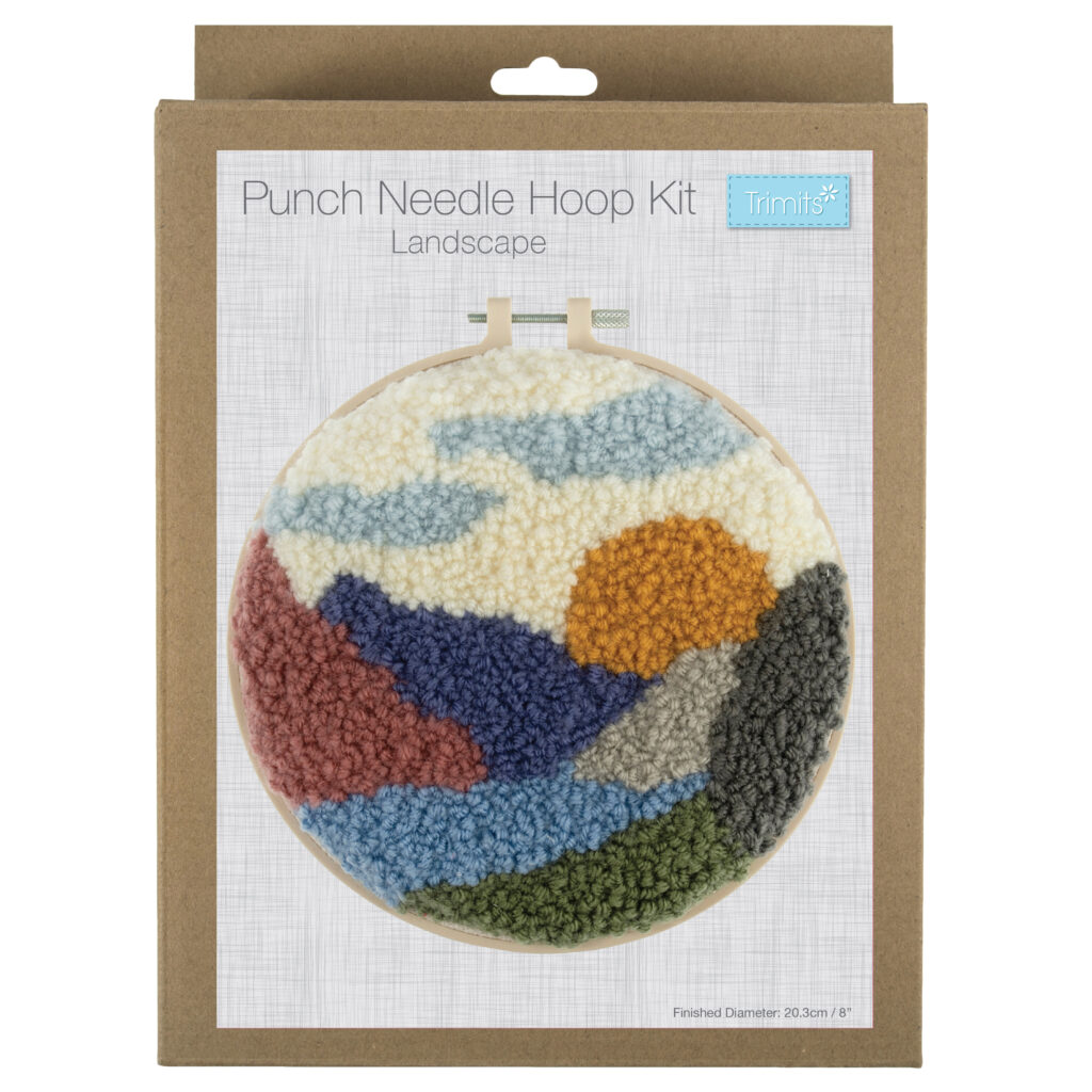 Punch Needle Kit - Wool - Landscape - Duttons for Buttons