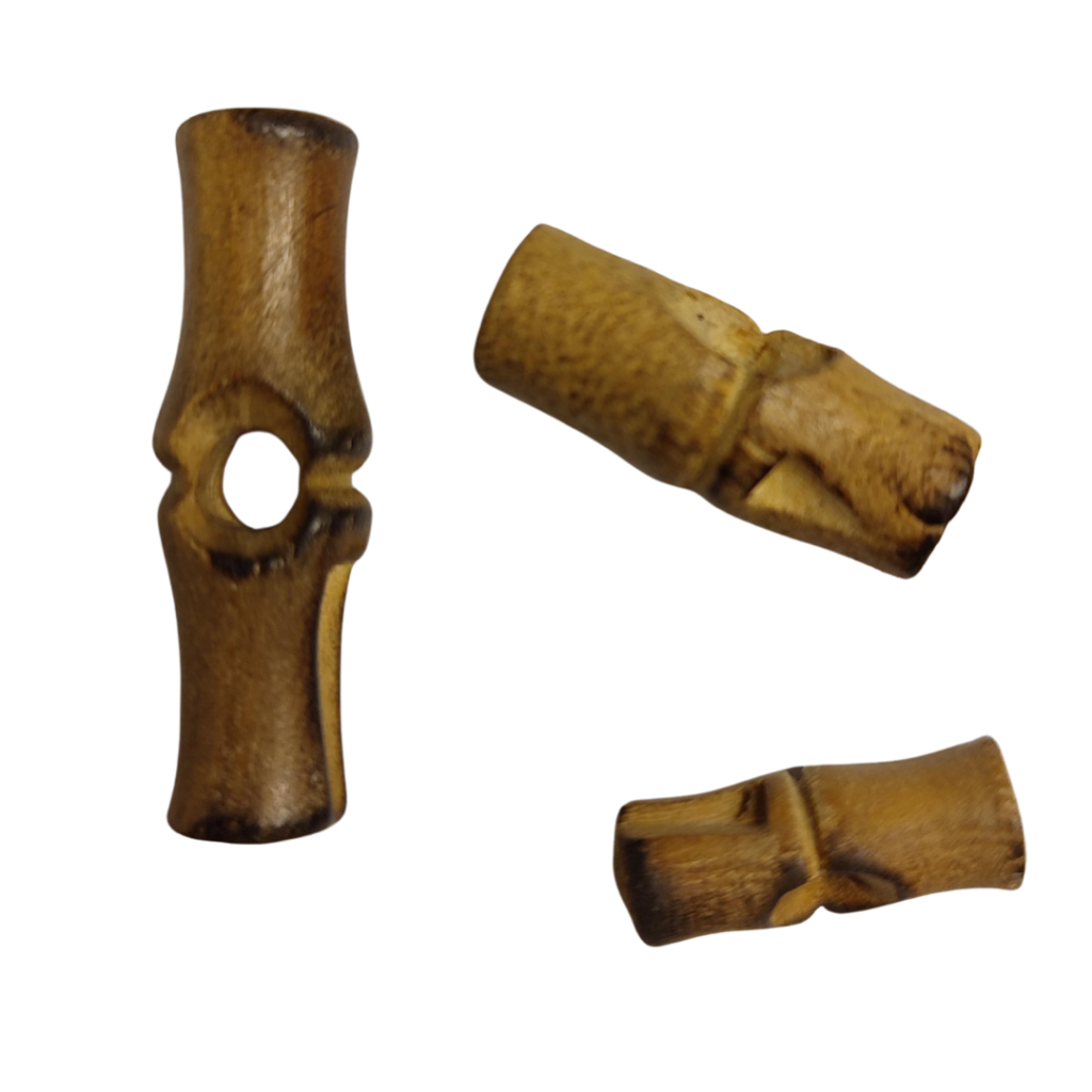 Bamboo Wooden Toggle Buttons – Various Sizes - Duttons for Buttons