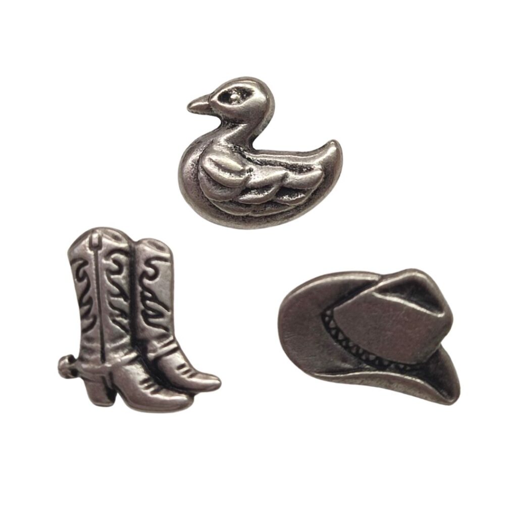 Metal Shanked Novelty Buttons - Various Themes - Duttons for Buttons